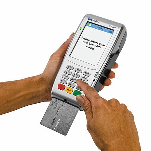 Verifone Vx680 3G EMV Wireless Terminal with Apriva 3G SIM Card - Refu ...