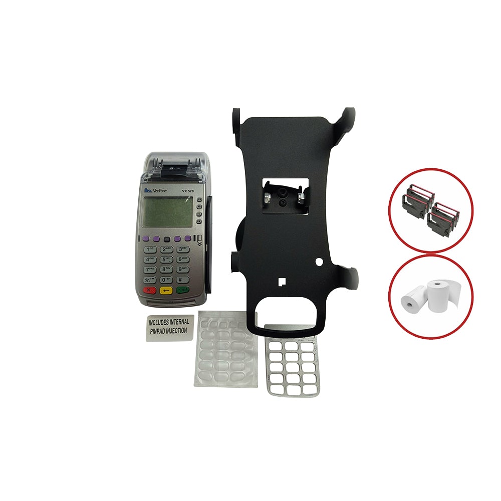 Verifone Vx520 Terminal with Internal Injection, Terminal Overlay, Spi ...