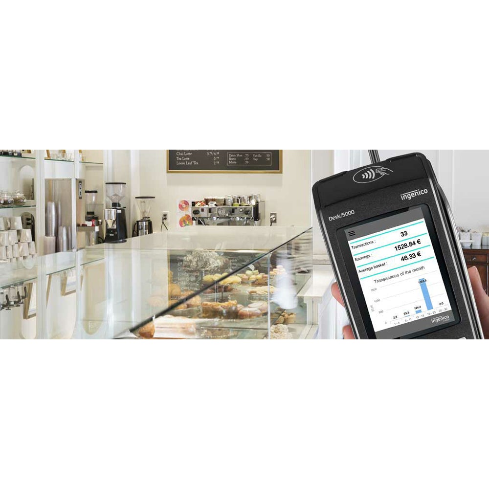 Ingenico Desk/5000 DC/Wifi/Bluetooth PINpad | eMerchant Authority
