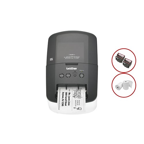 Buy Brother High Speed Label Printer with Wireless Networking - Black ...