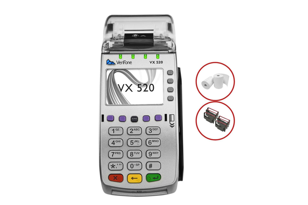 Verifone VX 520 Dual Comm With Smartcard & Contactless NFC Reader ...